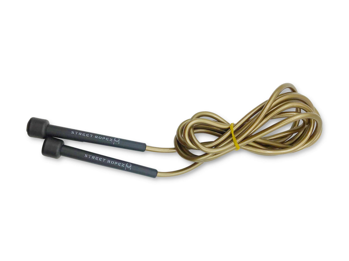Supreme Single Jump Rope – 9 ft Gold – Street Ropez!